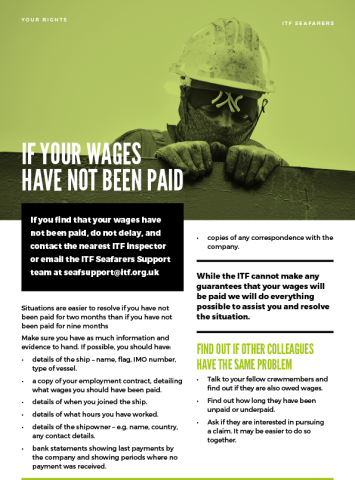 Basic rights under ILO | ITF Seafarers